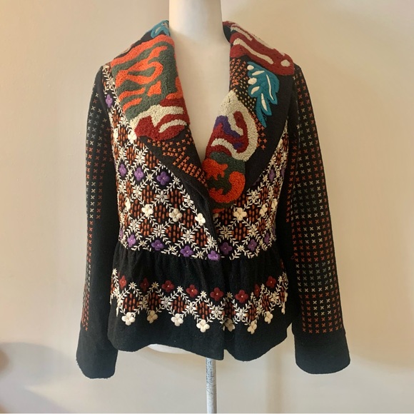 hazel | Jackets & Coats | Anthropologie Hazel Floral Heavily ...